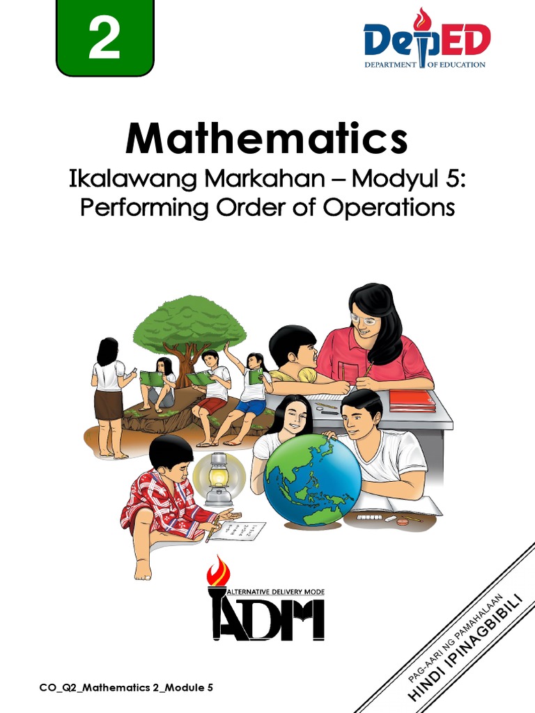 Mathematics Grade 2 Q2 Module 5 PerformingOrderOfOperations v4 ...