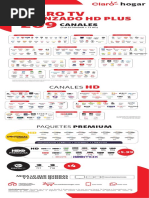 Canales y Paquetes de Claro TV 2024 | PDF