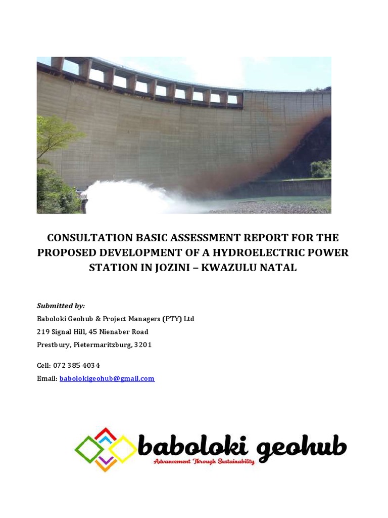 1 - Draft Basic Assessment Report | PDF | Environmental Impact ...