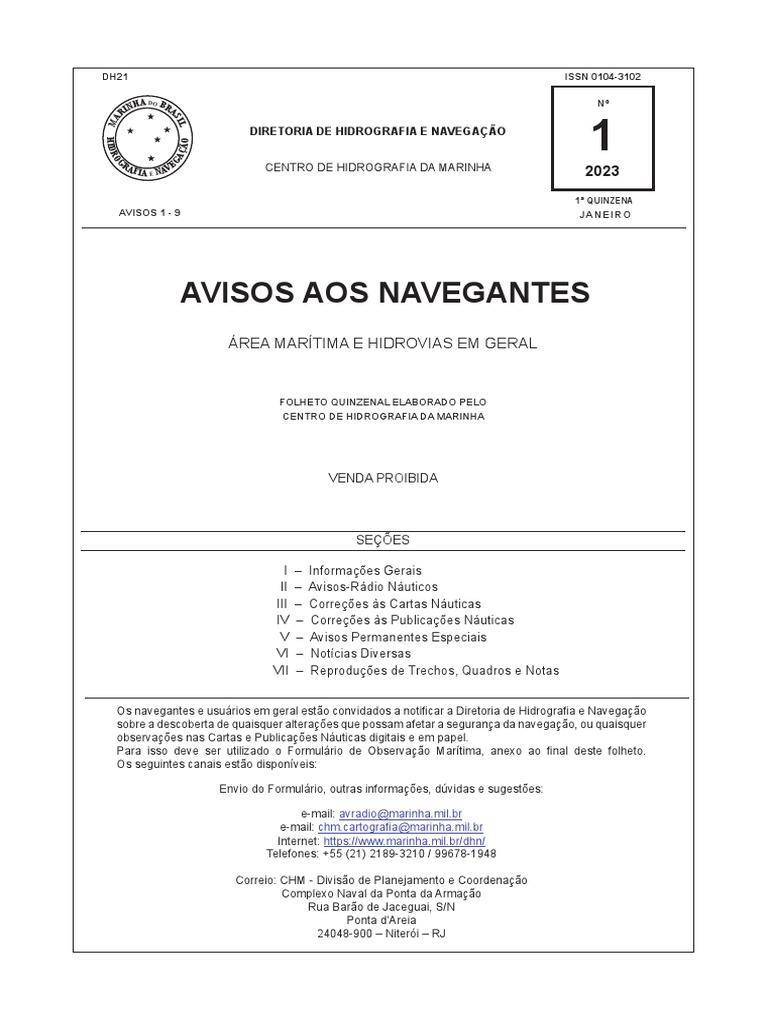Folheto-1 2023-Vfinal 0 | Download grátis PDF | Frequência muito alta | Mar