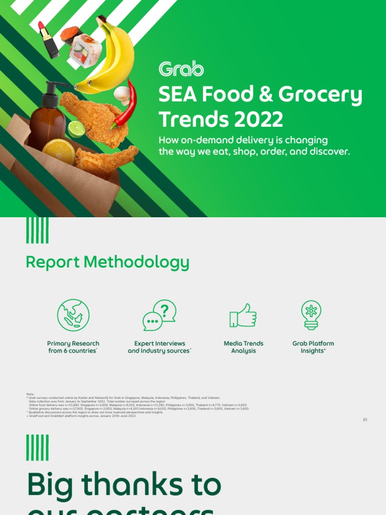 Grab Food & Grocery Trends Report 2022 | PDF