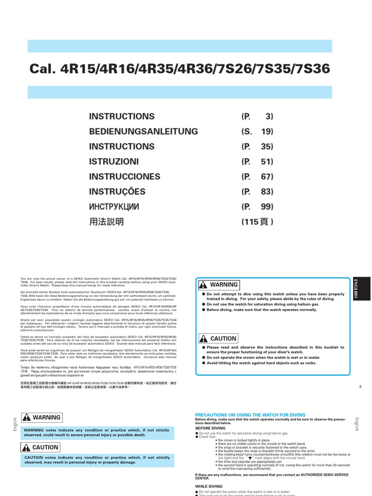 Cal. 4R15/4R16/4R35/4R36/7S26/7S35/7S36 | PDF
