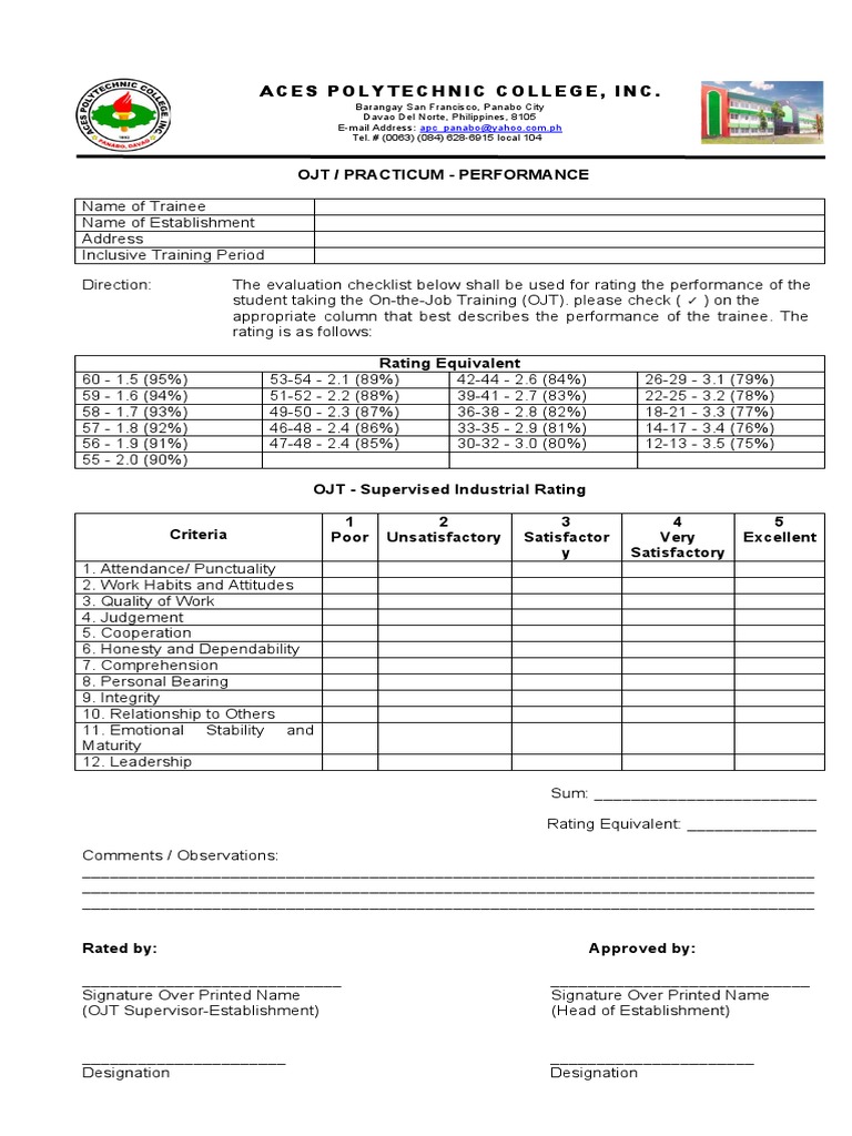 Aces Polytechnic College, Inc | PDF | Cognitive Science | Psychological ...