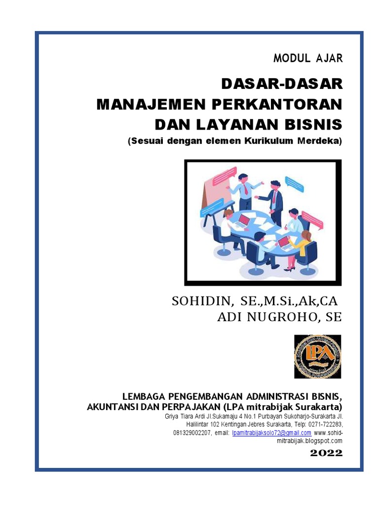 MODUL AJAR - DASAR-DASAR MPLB. DIKLAT - Elemen 71 | PDF