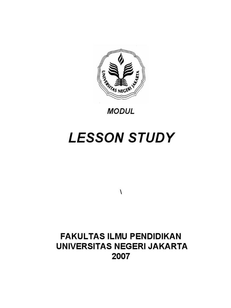 Modul Lesson Study Fakultas Ilmu Pendidi | PDF
