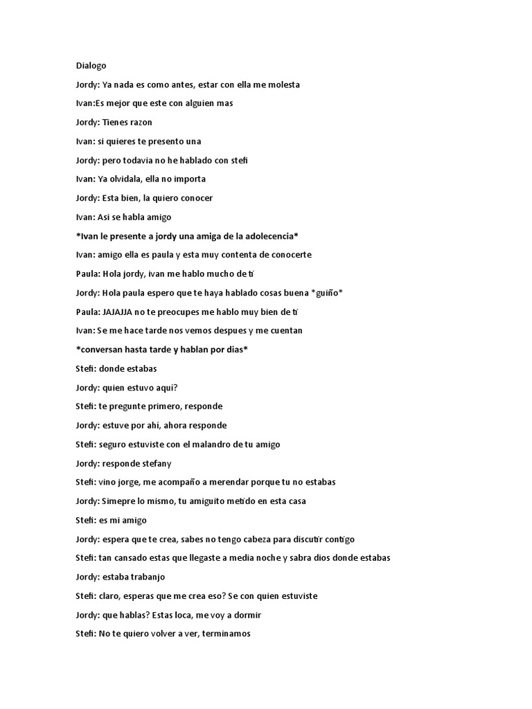 Dialogo Español | PDF