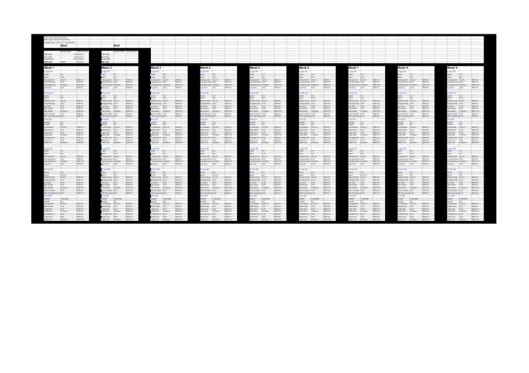 9 Week Powerbuilding Cycle | PDF | Management Of Obesity | Individual ...