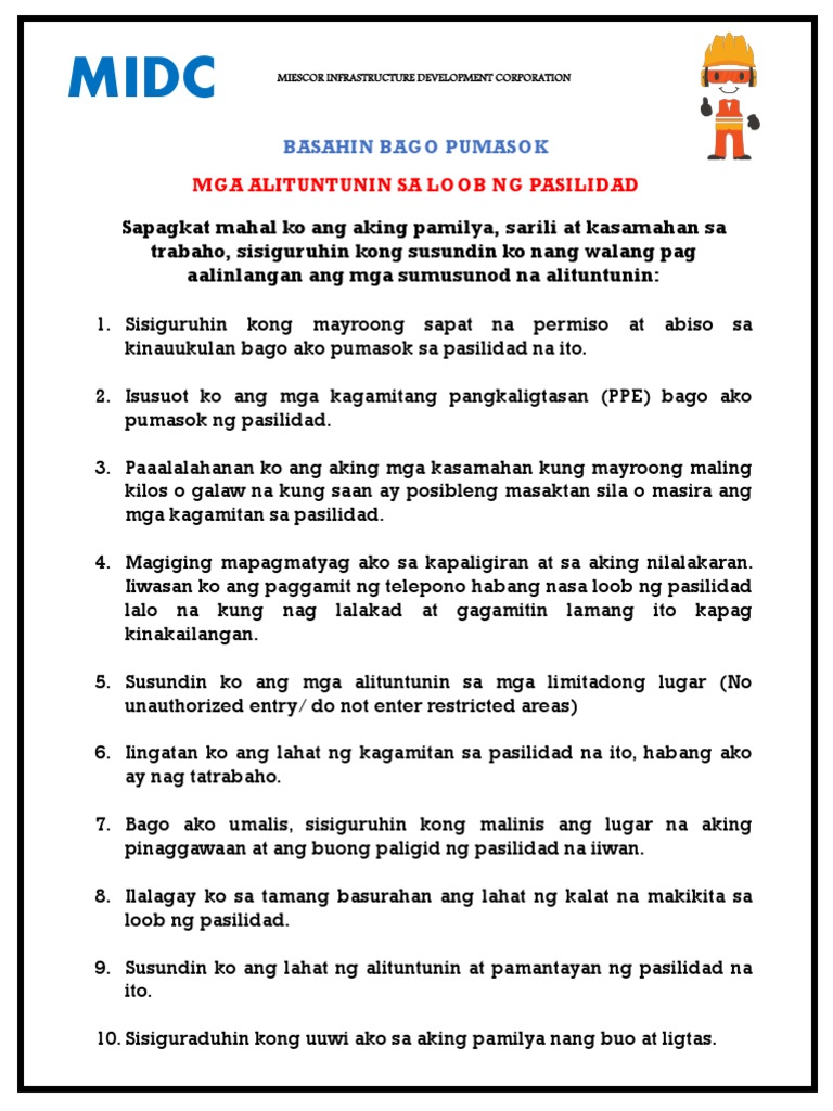Common Tower Facility Signages | PDF