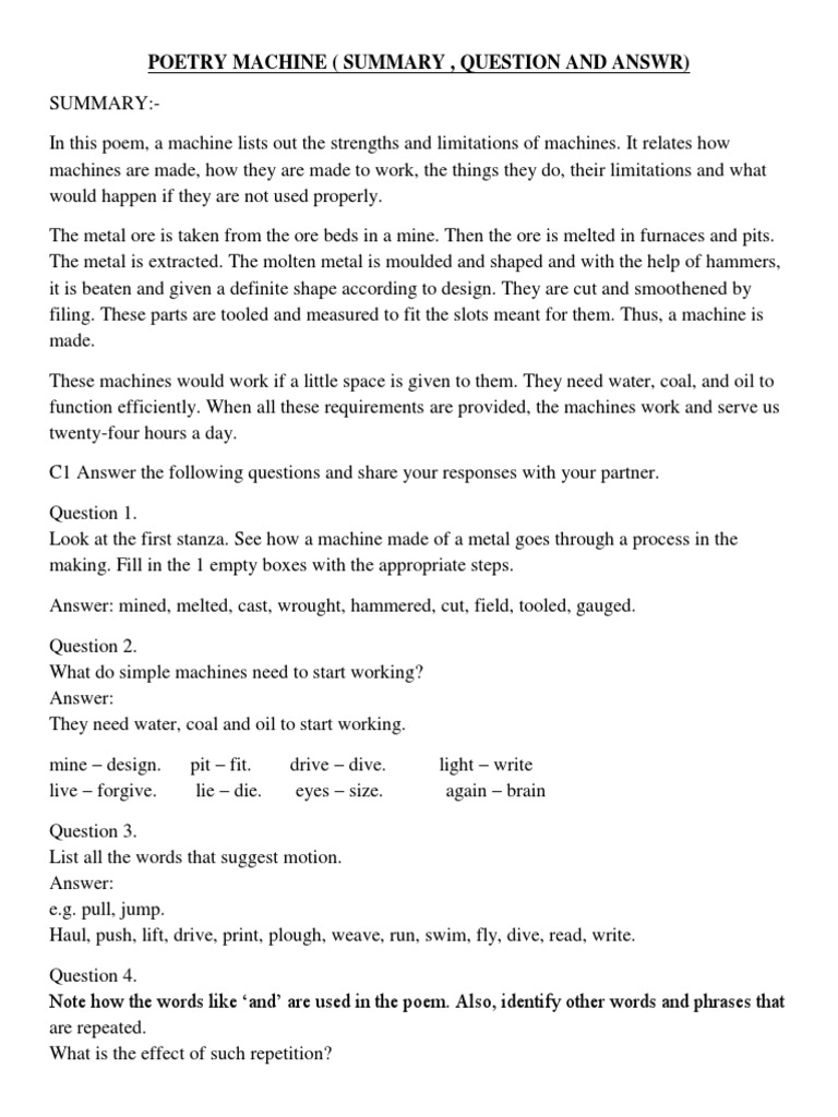 Poetry Machine | PDF