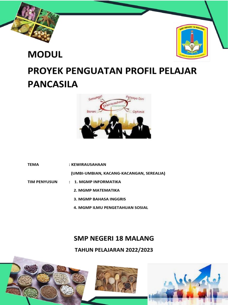 Modul Proyek P5 Kewirausahaan | PDF | Karier & Perkembangan | Ilmu Sosial