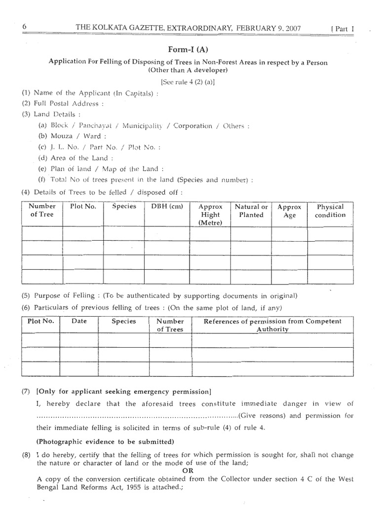 Form 1 A | PDF