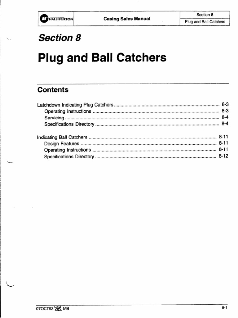 Plug & Ball Catchers Guide | PDF | Home & Garden