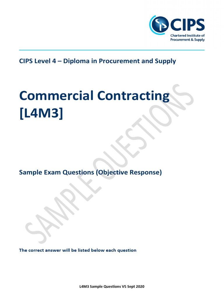 Cips L4M3 V5.1 | PDF | Business