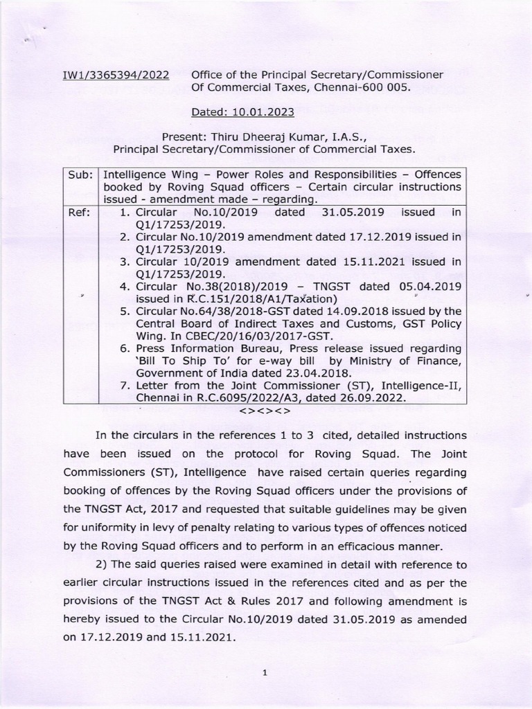 Power Roles and Responsibilities - Offences Booked by Roving Squad ...