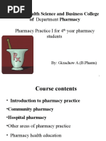 Definition, Scope, of Community Pharmacy | PDF | Pharmacy | Medical ...