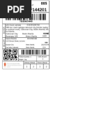 Sample JNT Waybill | PDF