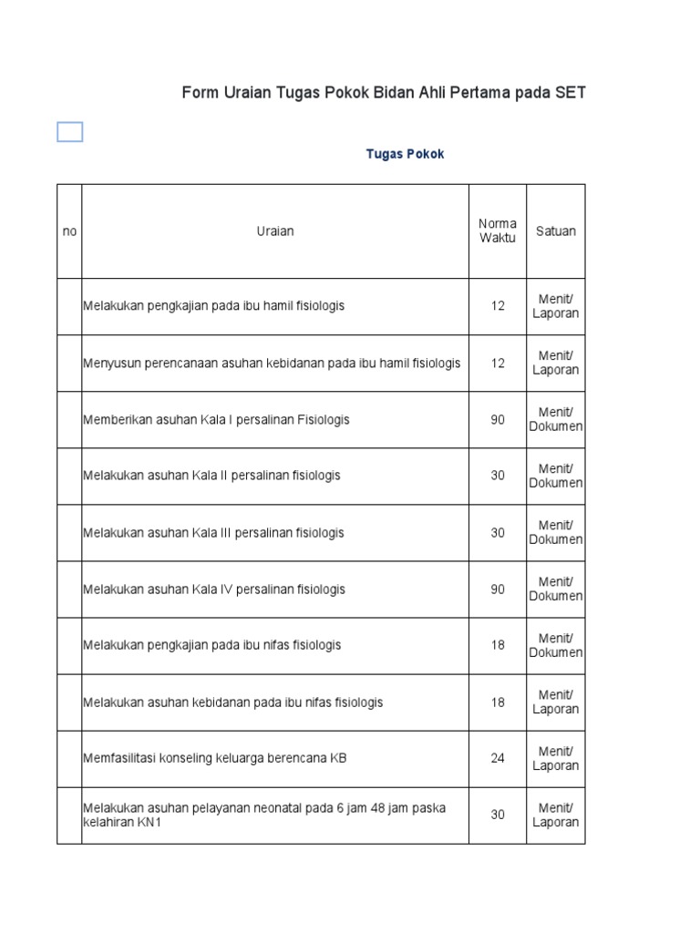 Bidan Ahli Pertama | PDF