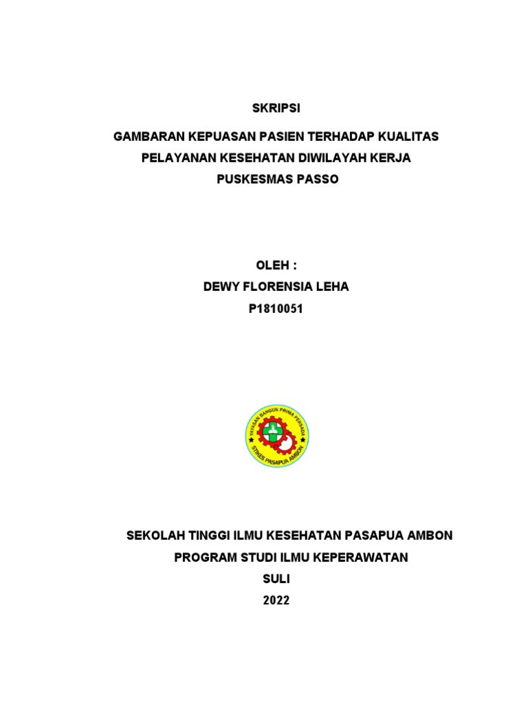 Halaman Sampul Dan Lembar Pengesahan - 1 - 1 | PDF