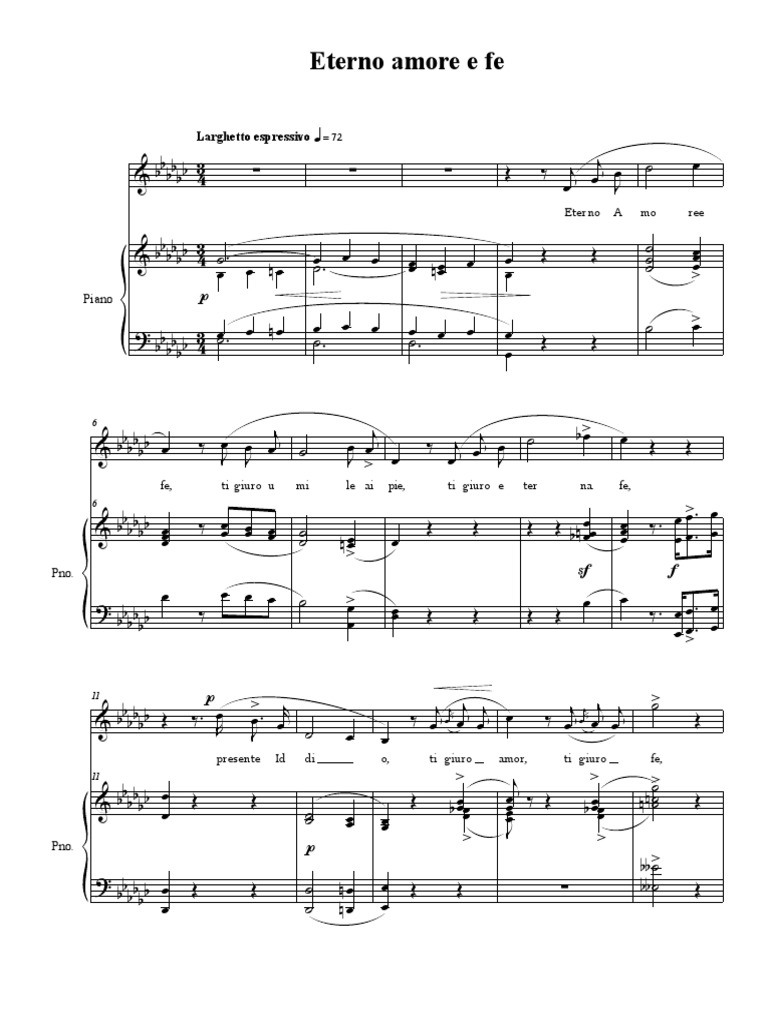 Eterno Amore e Fe (GB) | PDF