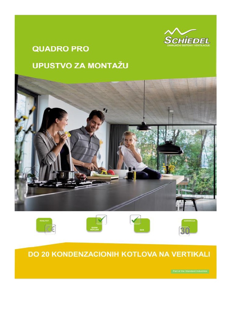 Katalog - Schiedel Uputsvo - Montaža QUADRO PRO | PDF