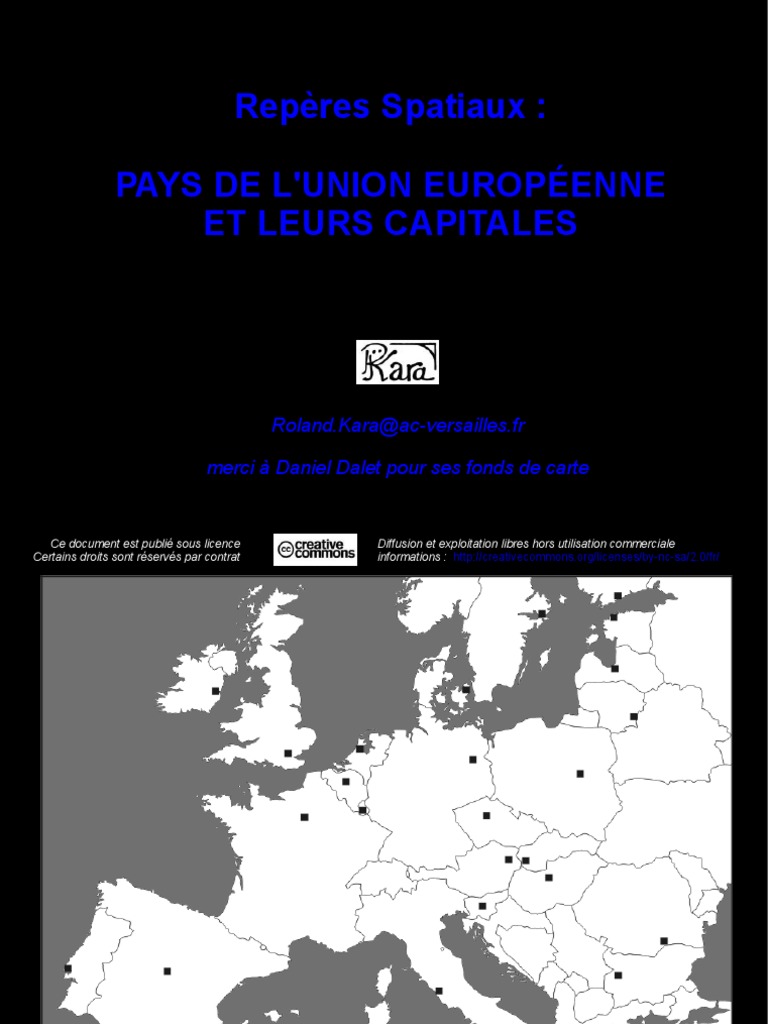 Pays de l'UE et leurs capitales | PDF