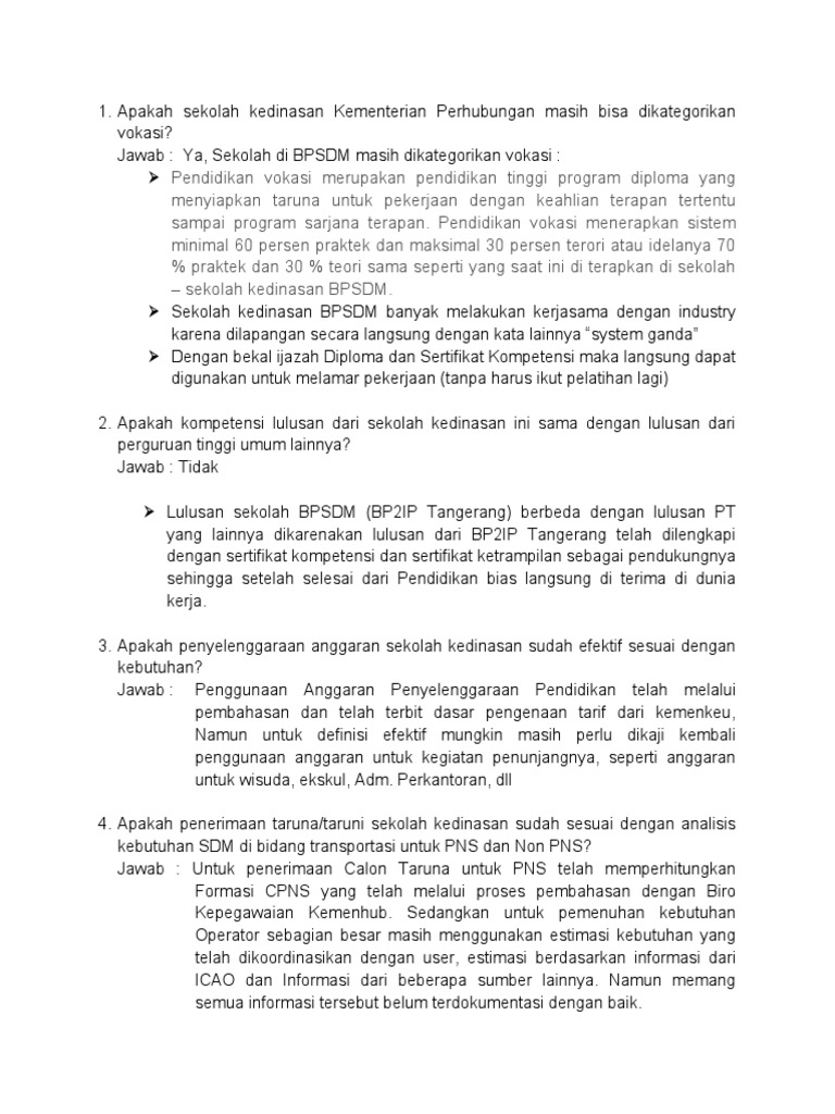 BP2IP Tangerang Sekolah Vokasi | PDF