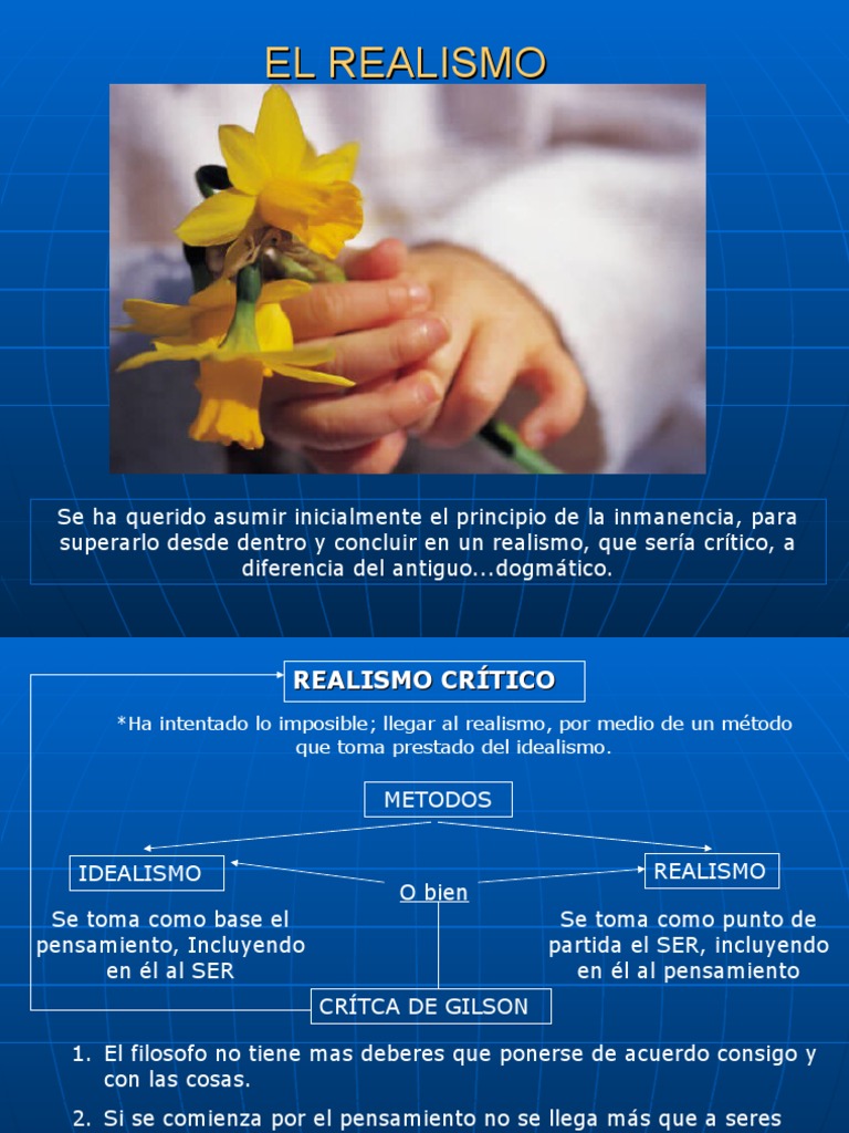 El Realismo | PDF | Realismo filosófico | Certeza