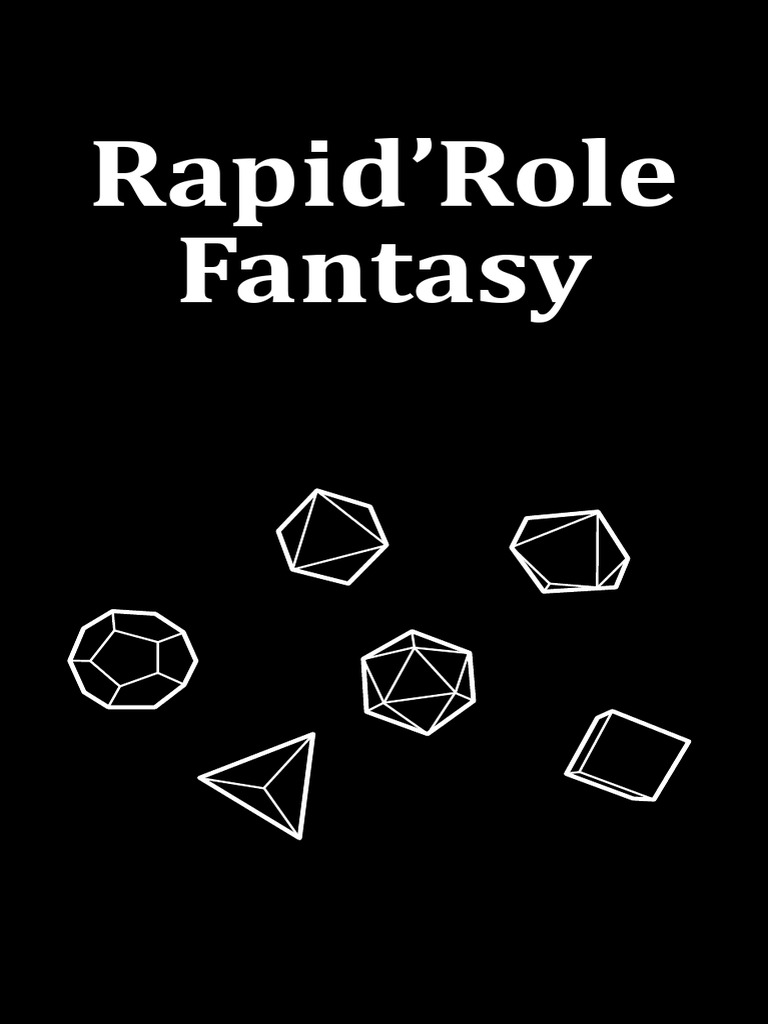 Rapid'Role Fantasy | PDF | Dé