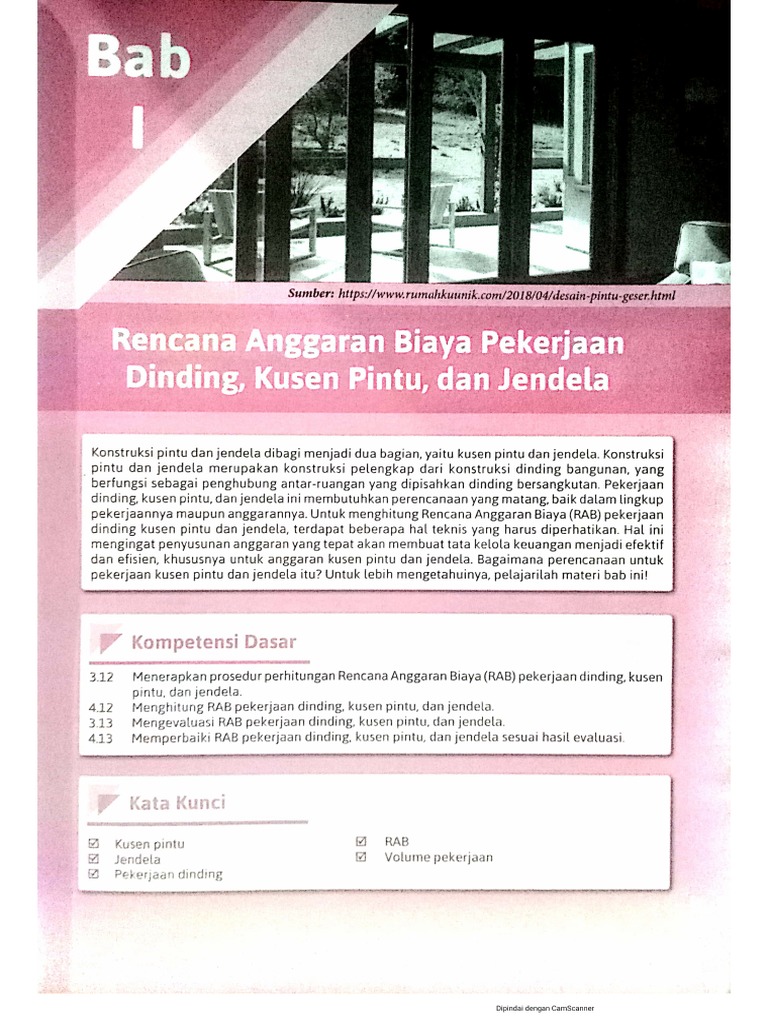 BAB L RENCANA ANGGARAN BIAYA | PDF