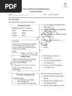 English Short Communicative Message Writing Part 6 Uasa 01 | PDF ...