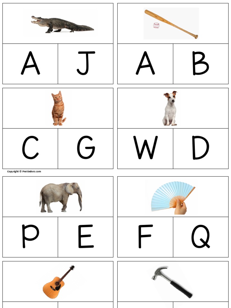 Letter Sound Cards | PDF