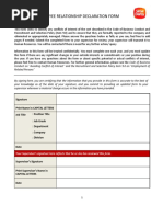 Employee Relatives Declaration Form | PDF