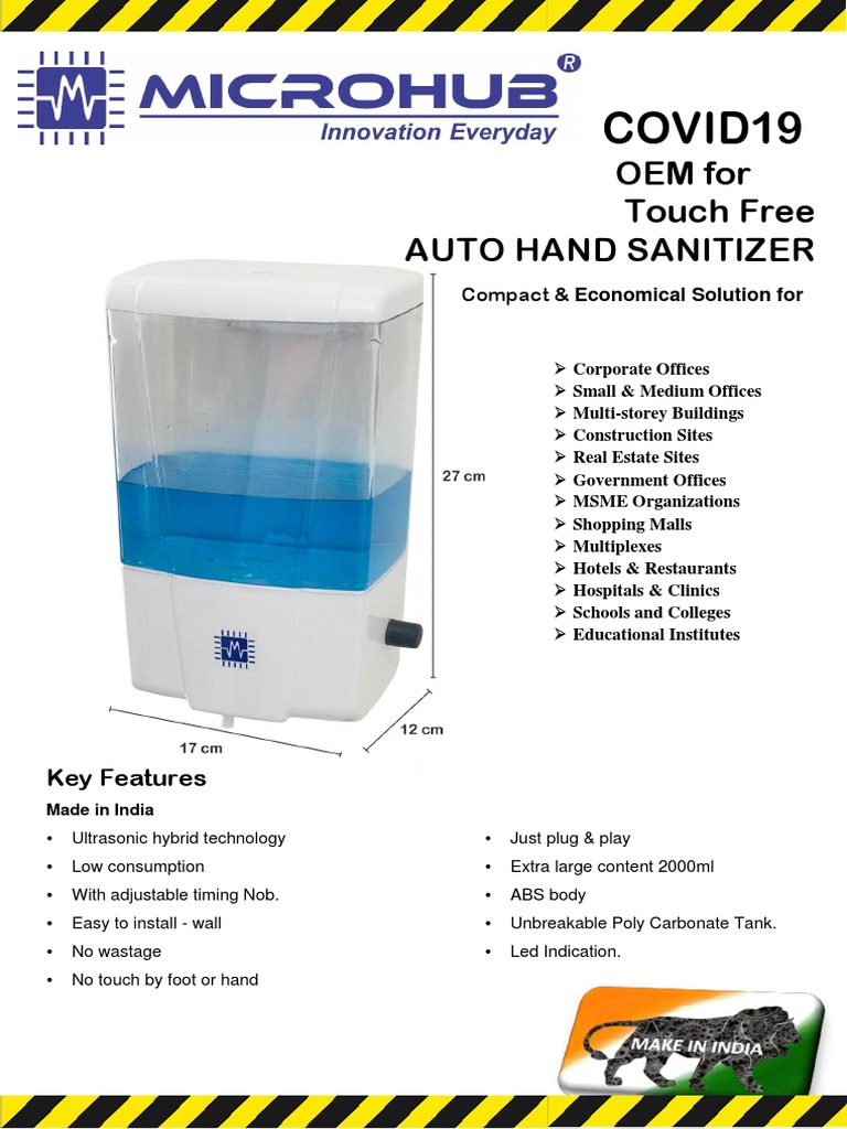 Brochure - Automatic Dispenser Machine | PDF
