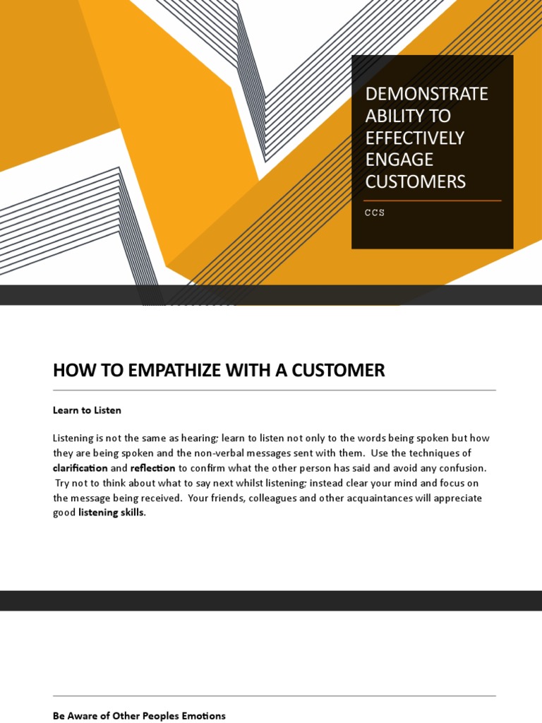 Empathize with Customers: Tips for Effective Communication and Managing ...