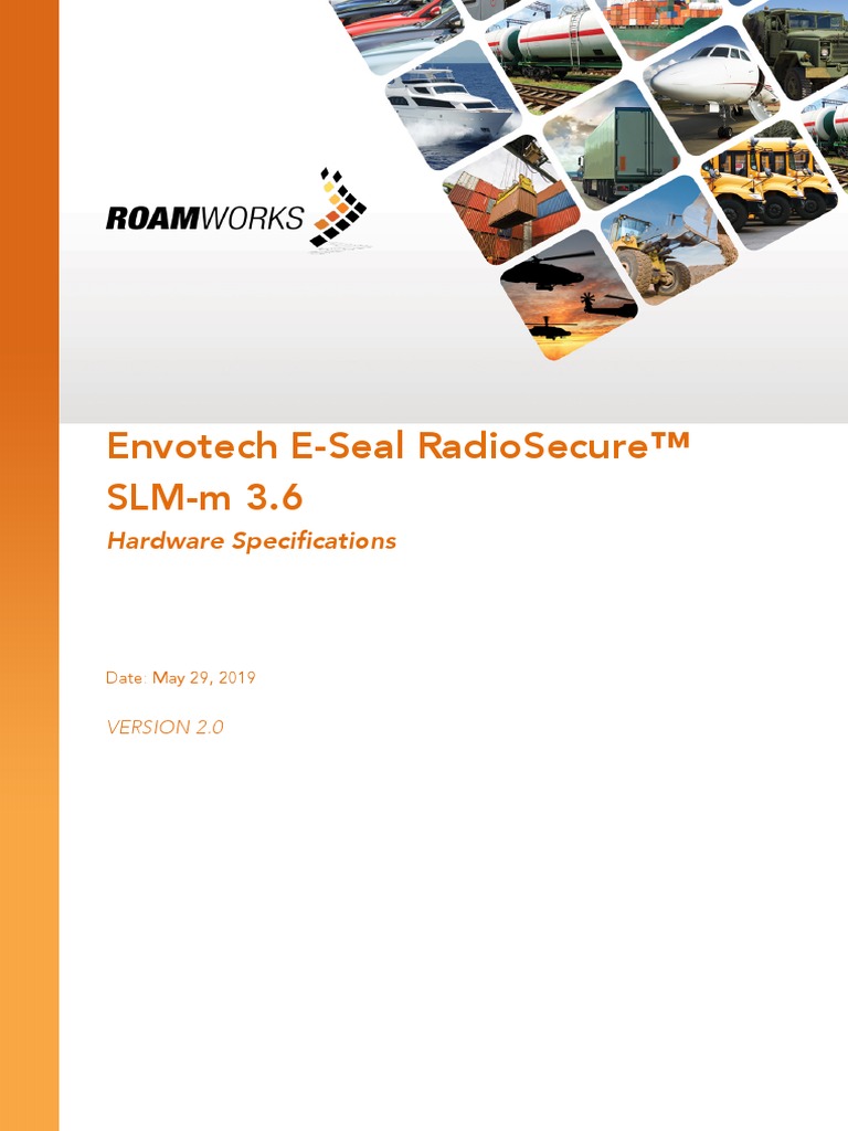 Envotech-E-Seal-RadioSecure™-SLM-m-3.6-Hardware-Specifications-V2.0 | PDF | General Packet Radio ...