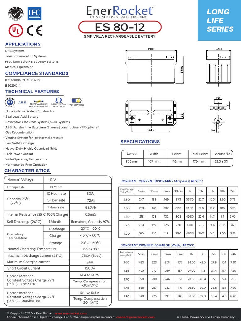 Es 80-12 FR | PDF | Volt | Quantity