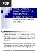 Capítulo 4 Trastornos Hemodinámicos, Enfermedad Tromboembólica y Shock | PDF | Coagulación | Edema