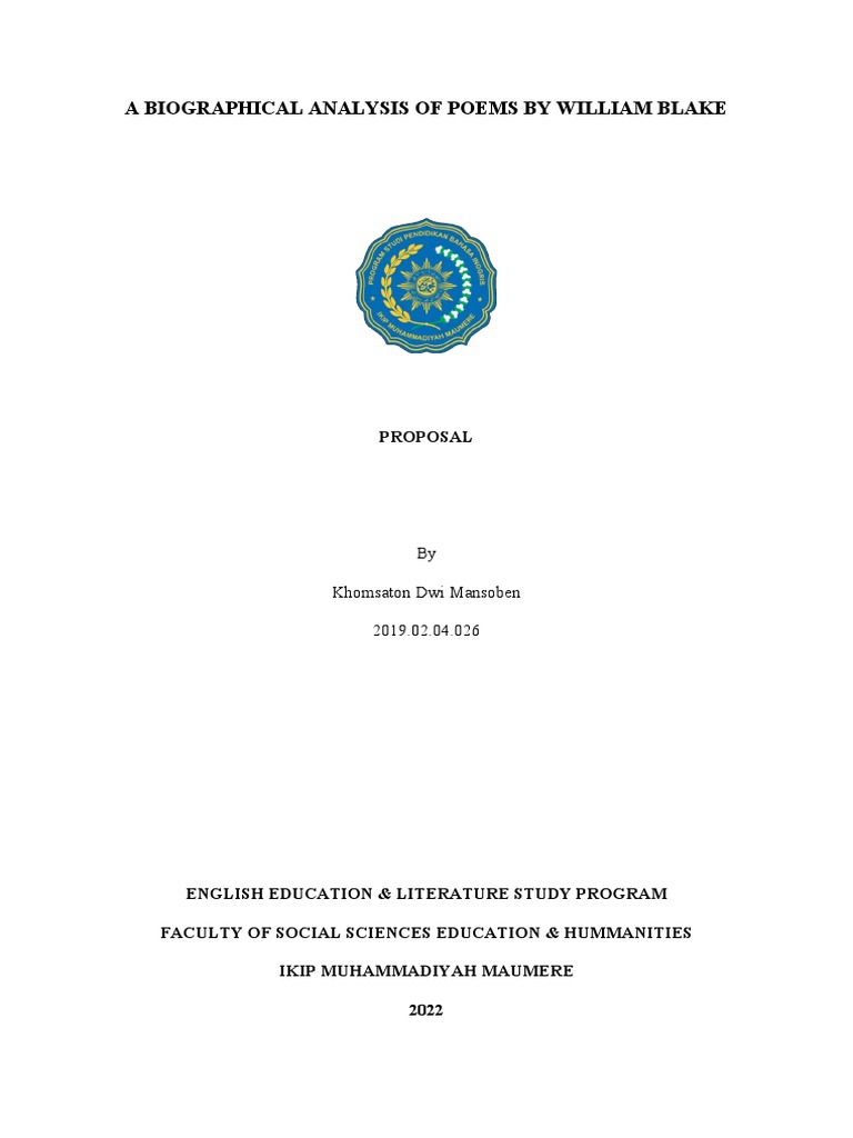 Exploring the Life and Works of William Blake Through a Biographical ...