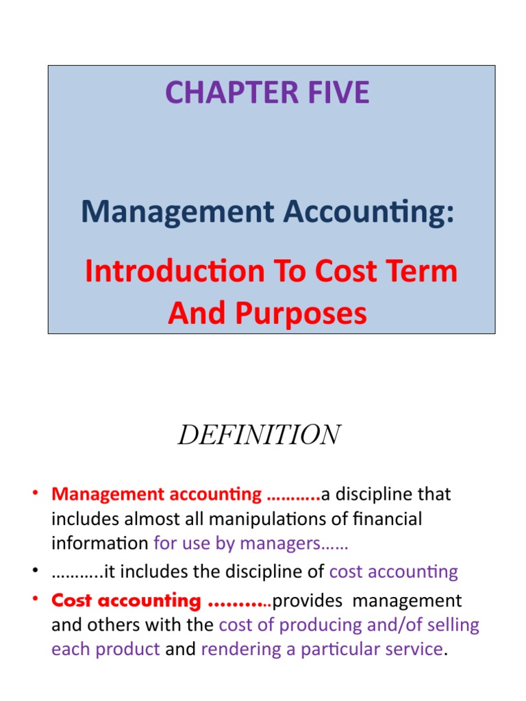 Finacial and Managerial Act Chapter 5-7 | PDF | Cost Accounting | Accounting