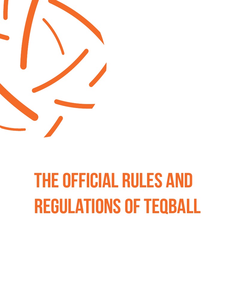 The Official Rules and Regulations of Teqball | PDF | Referee | Clothing