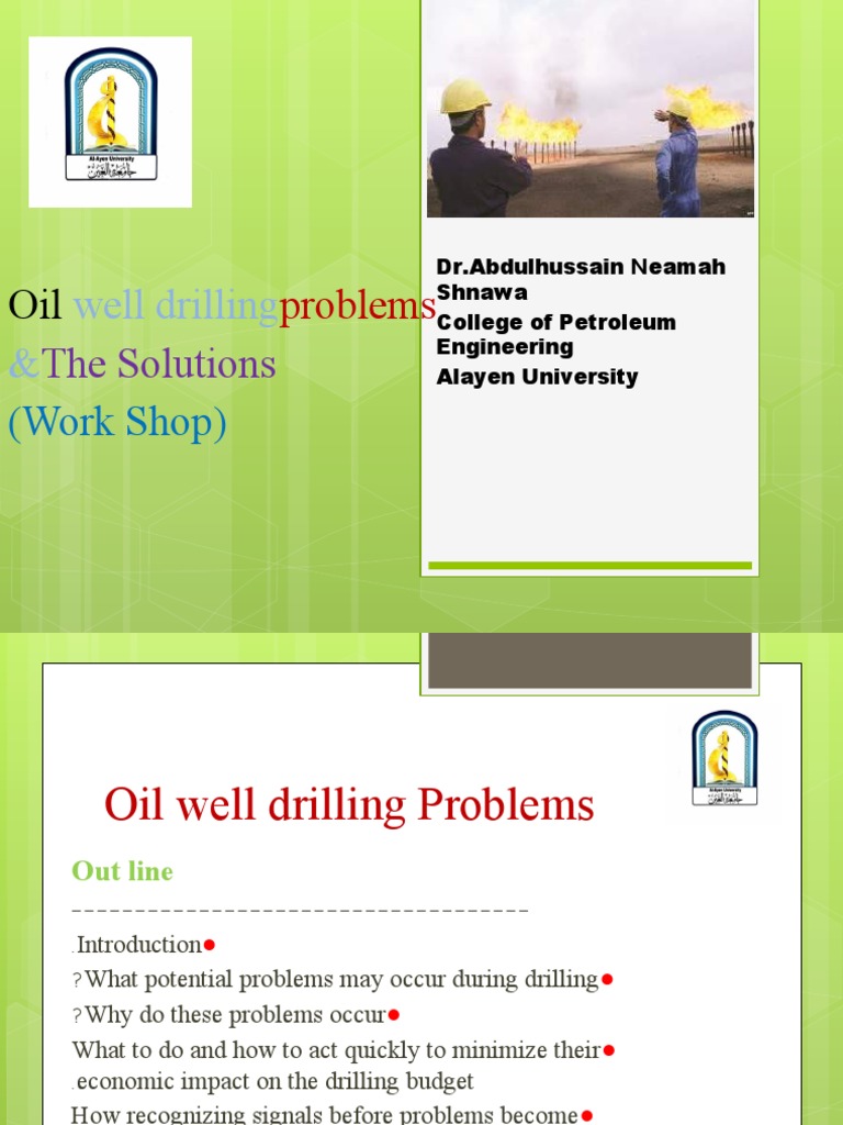 Oil Well Drilling Issues & Solutions | PDF | Oil Well | Stress (Mechanics)