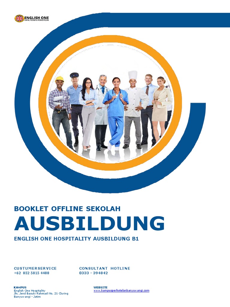 BOOKLET AUSBILDUNG Bahasanya Yang Inggris | PDF
