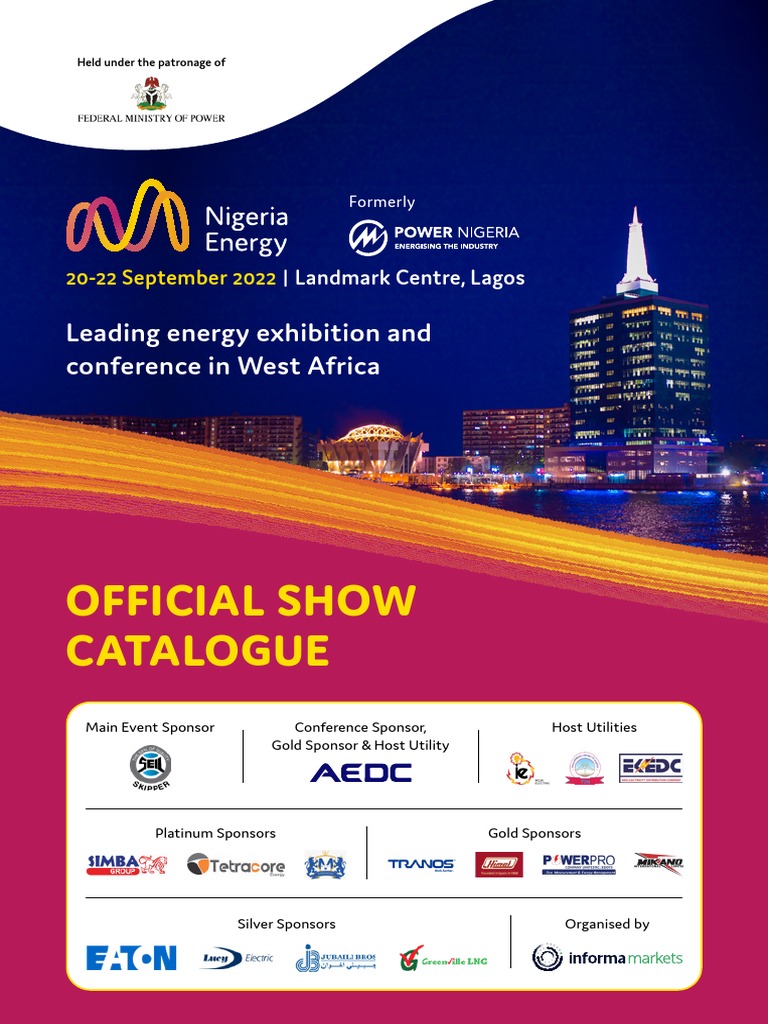 NE22 Digital Show Catalogue - Cleaned | PDF | Nigeria | Infrastructure