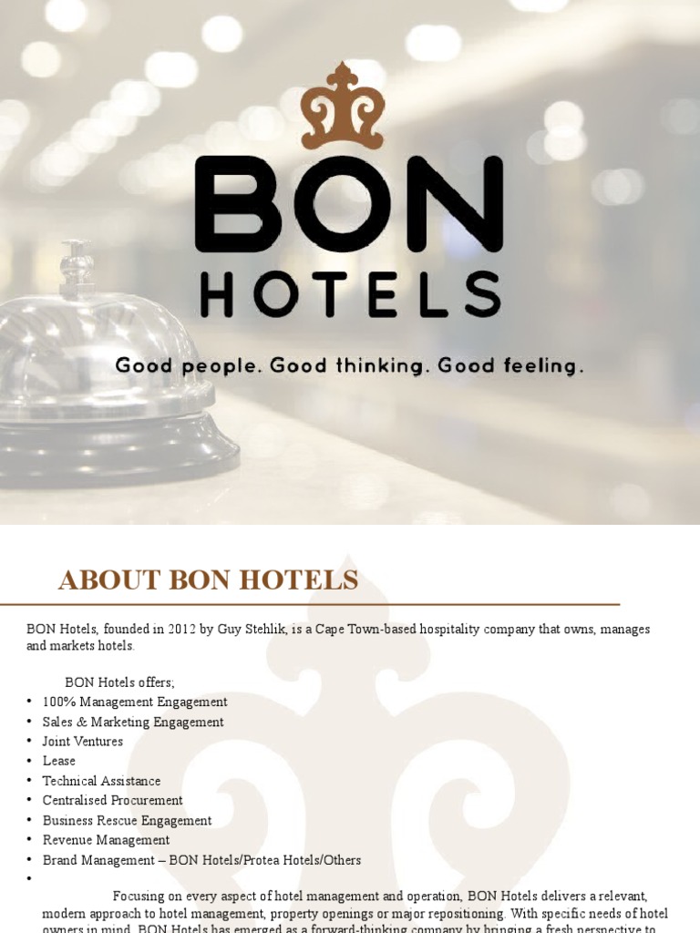 BON Hotels - Presentation | PDF