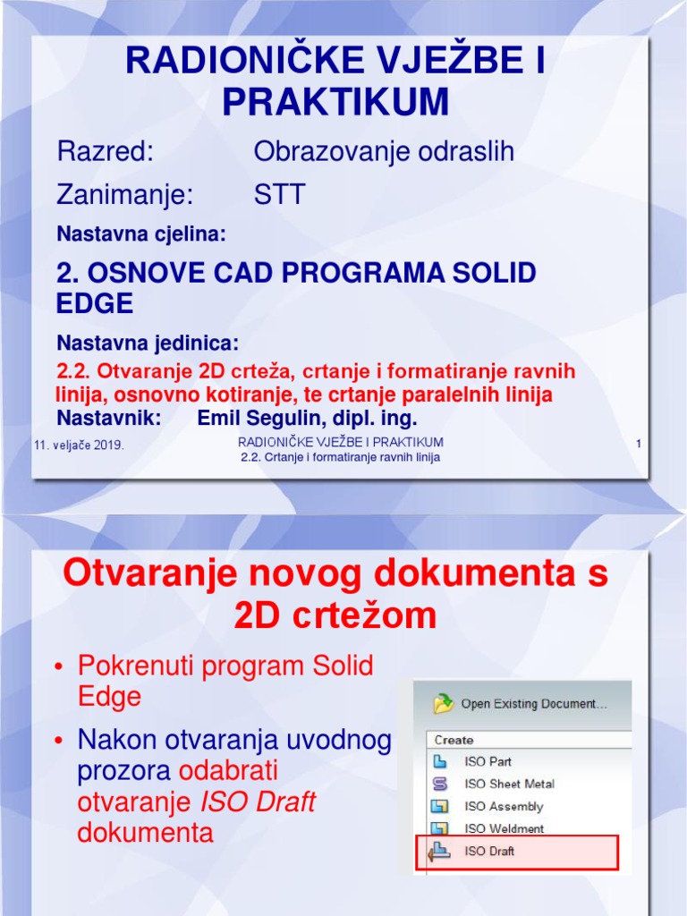 2 2 Crtanje I Formatiranje Ravnih Linija | PDF
