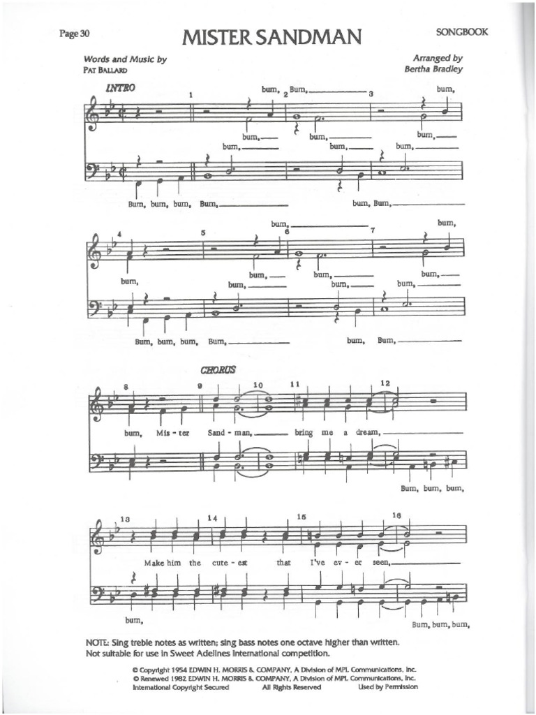 Mister Sandman | PDF