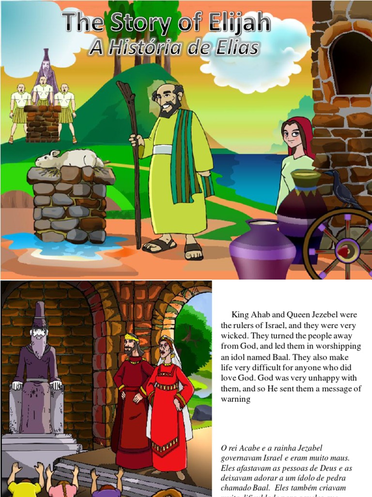 A História de Elias - The Story of Elijah | PDF | Elias | Crença e ...