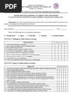 Coping Mechanism Questionnaire | PDF | Educational Technology | Internet
