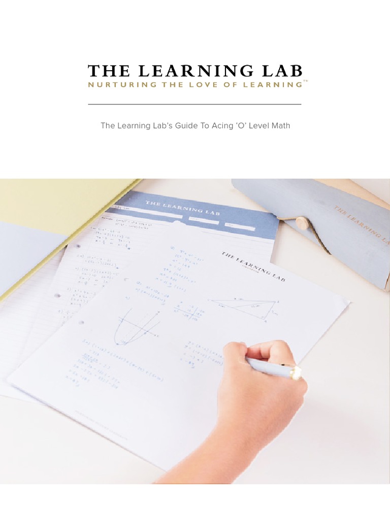TLL Guide To Acing O-Level Math | PDF | Factorization | Derivative