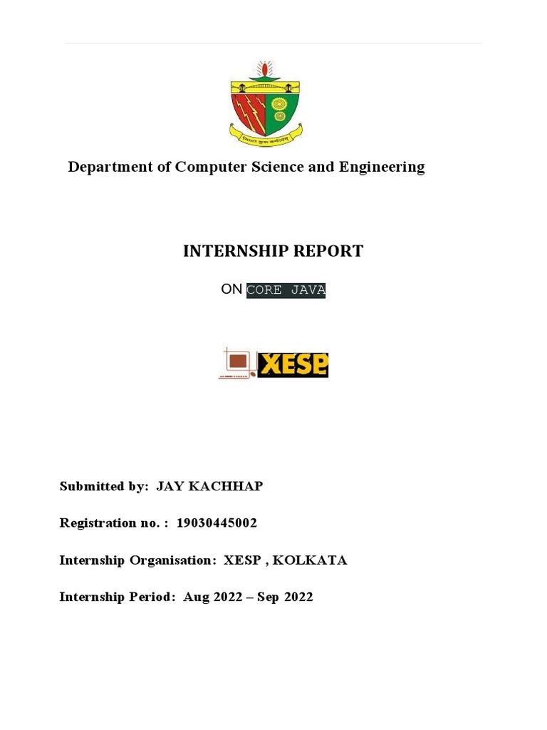 Internship Report | PDF | Java (Programming Language) | Weather Forecasting Internship Report | PDF | Java (Programming Language) | Weather Forecasting